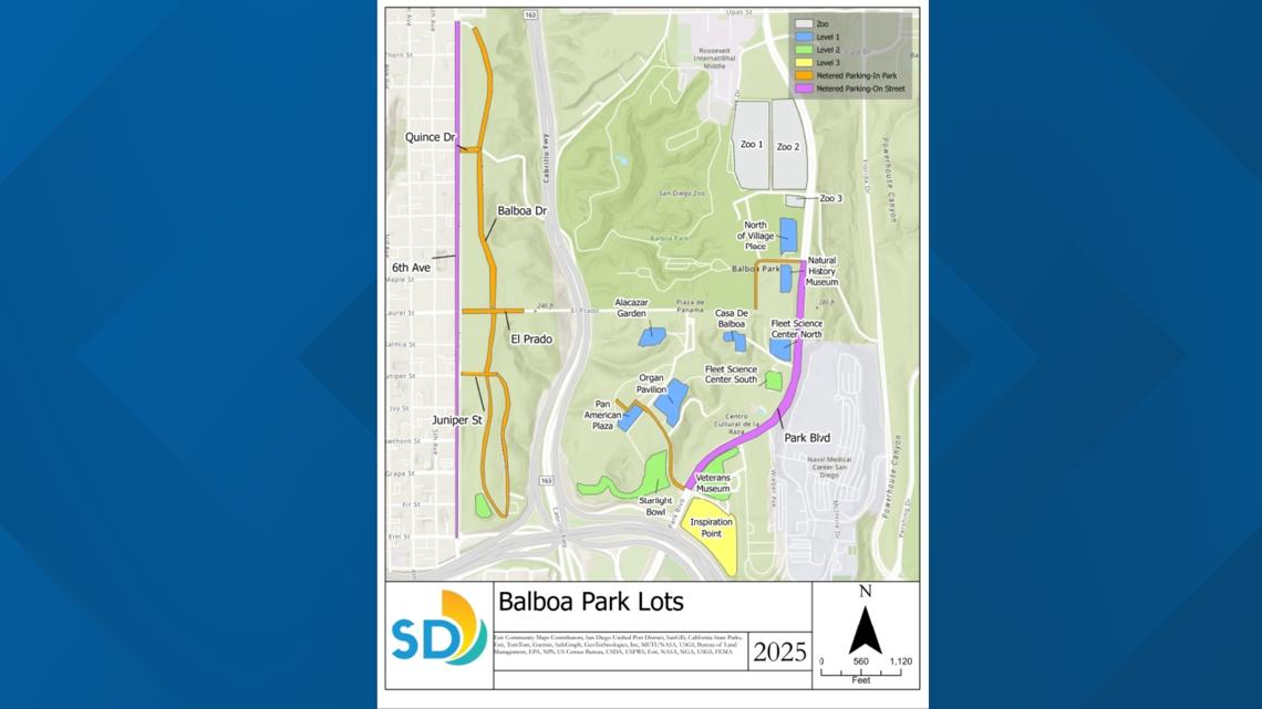 San Diego approves Balboa Park parking meters | cbs8.com