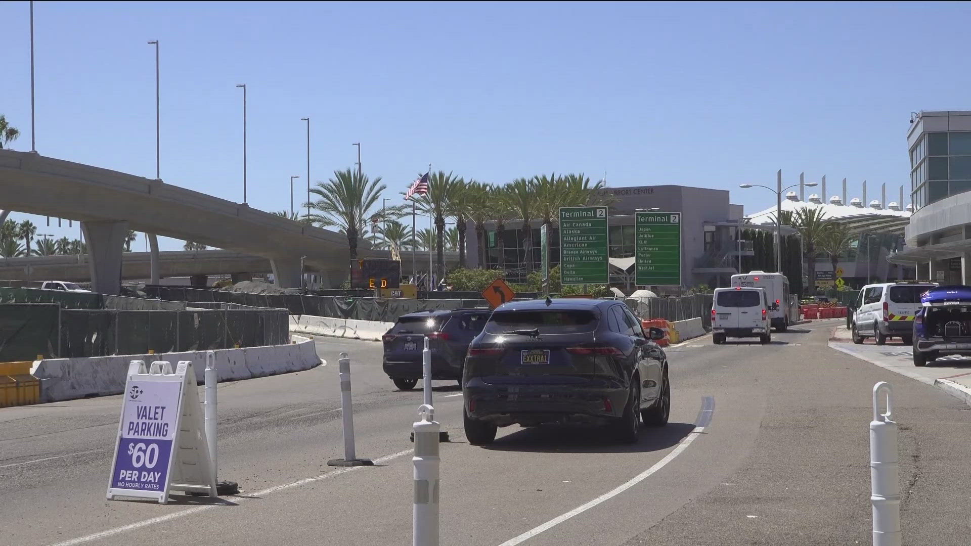 San Diego Airport Begins Road Closure for Terminal 1 Upgrade | cbs8.com