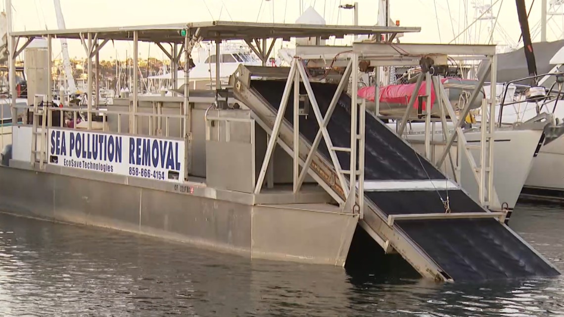 Oil spill clean up boat could change how the ocean is cleaned up | cbs8.com