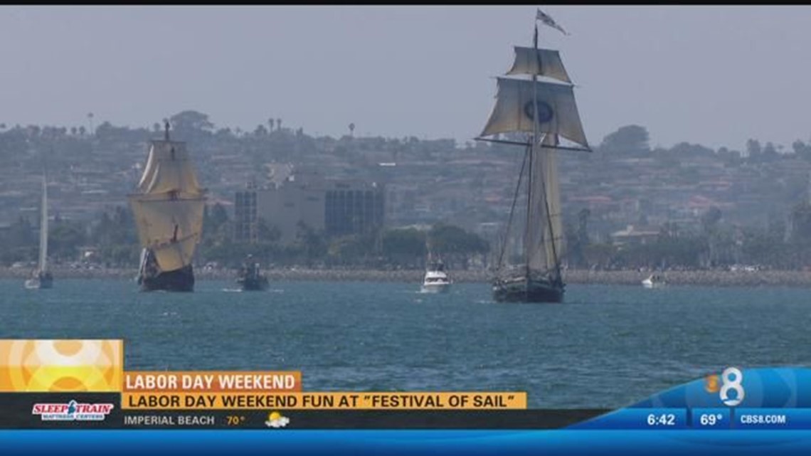 Labor Day Weekend: Festival of Sail and sand sculpting | cbs8.com