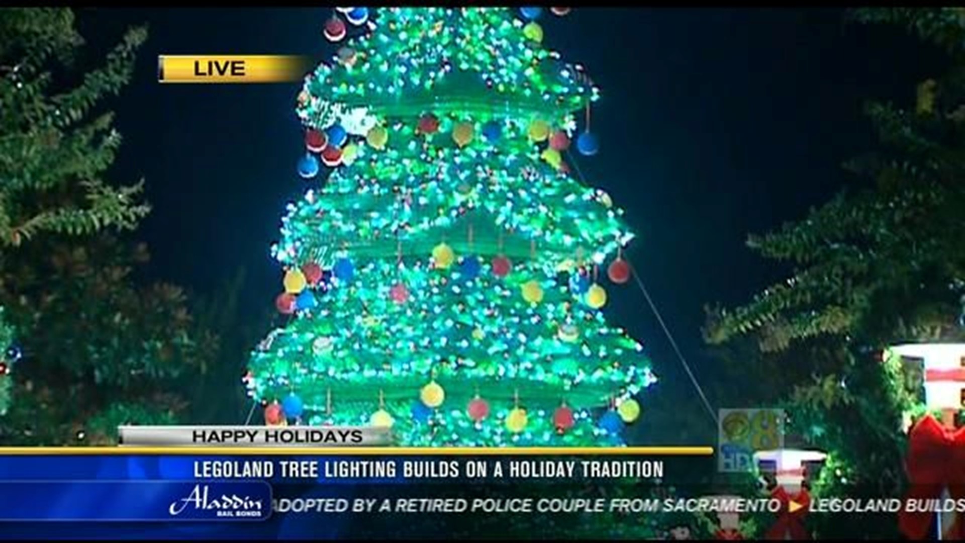 Legoland tree lighting builds on a holiday tradition | cbs8.com