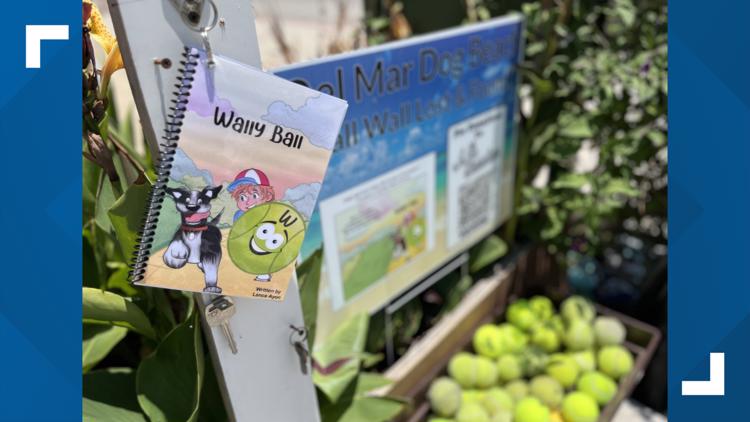 Children's book, 'Wally Ball' written about Del Mar's Dog Beach | cbs8.com
