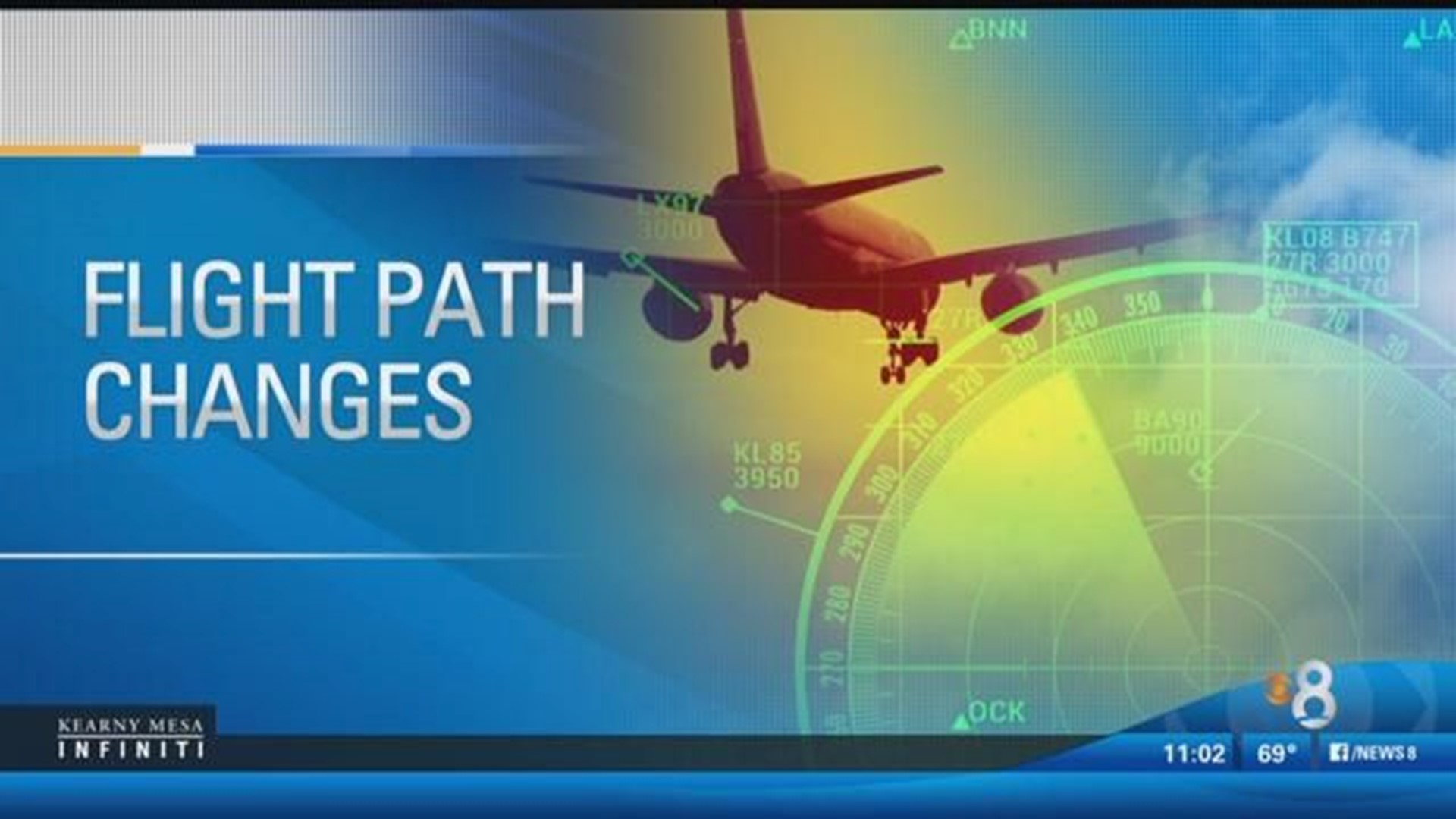 Residents air frustrations over flight path changes | cbs8.com