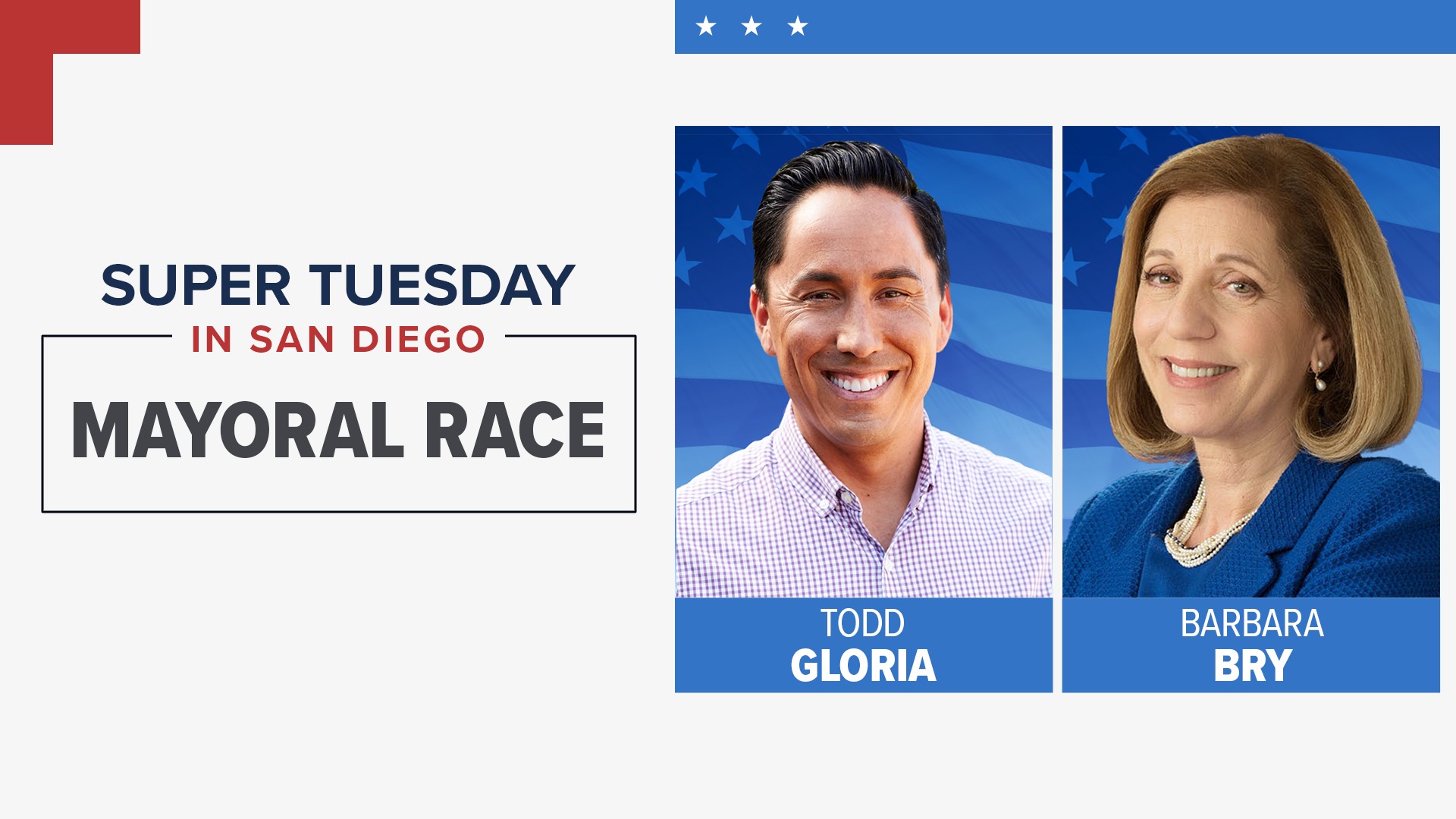 Tod Gloria and Barbara Bry will face off in November | cbs8.com