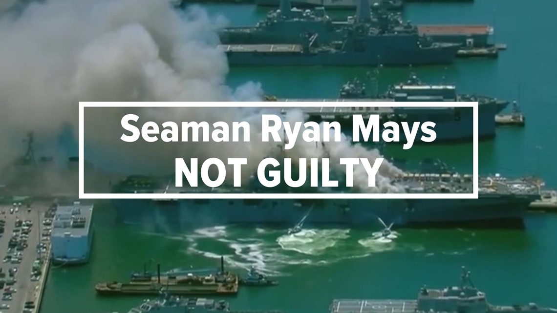 USS Bonhomme Richard: Fate of Seaman Ryan Mays in hands of judge | cbs8.com