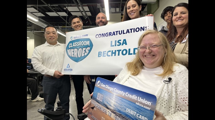 Classroom Heroes | SDCCU honors Lisa Bechtold, Vista High School | cbs8.com