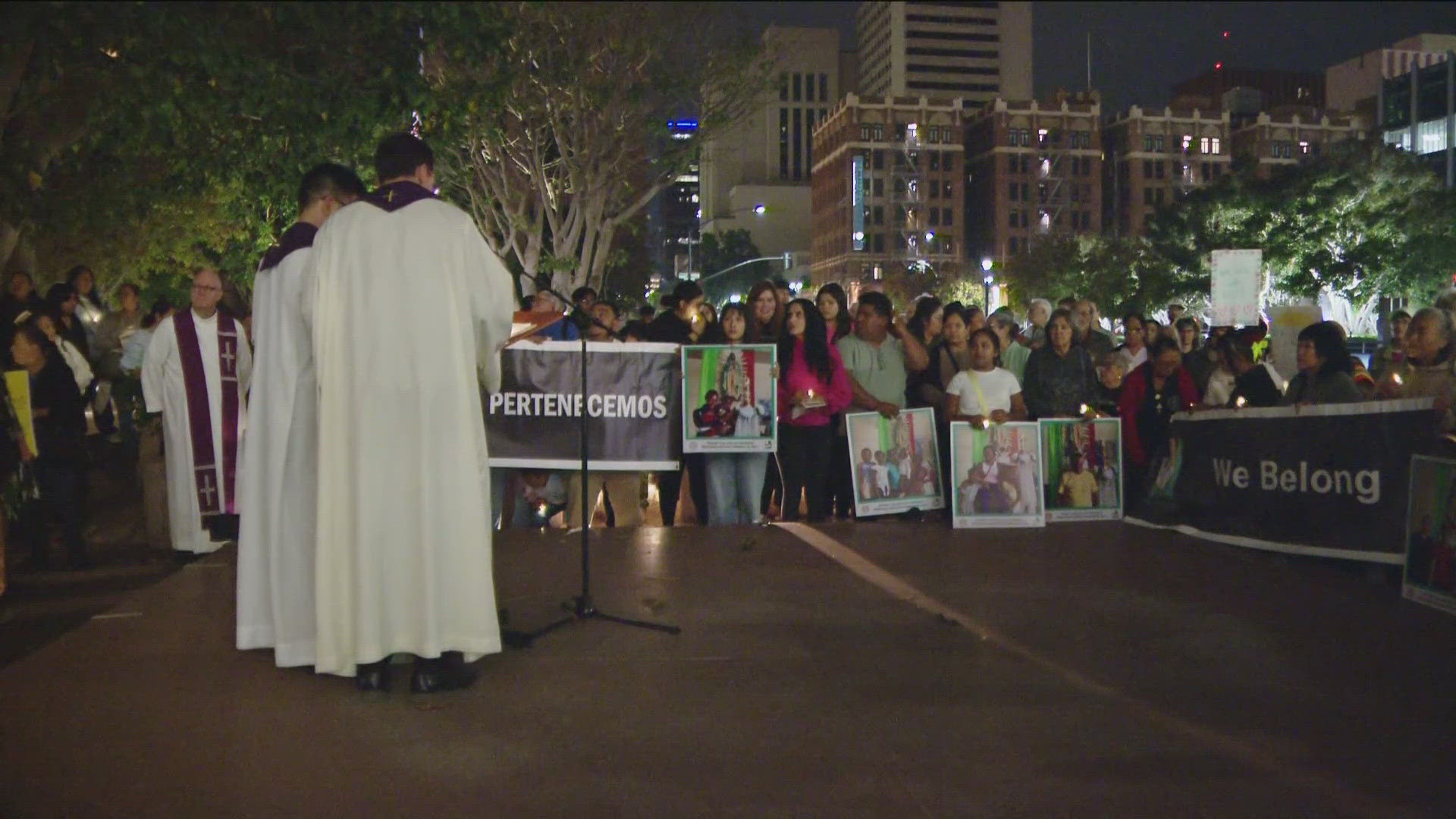 Vigil outside San Diego federal courthouse calls for transparency in ...