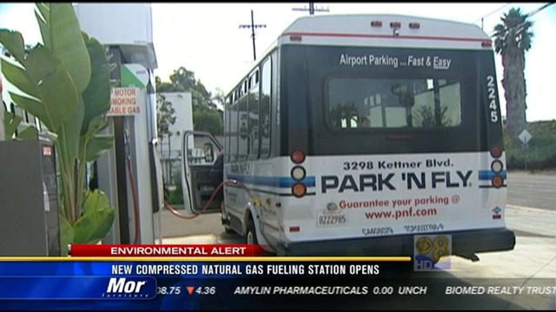 New compressed natural gas fueling station opens | cbs8.com