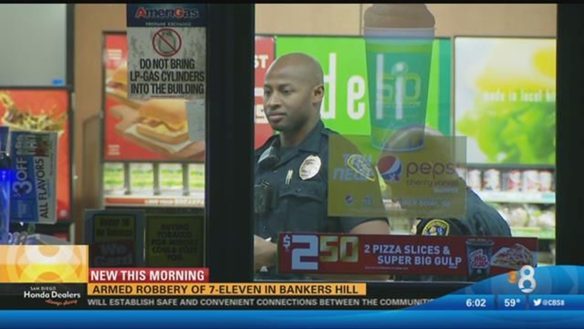 Two men armed with gun, machete rob 7-Eleven | cbs8.com