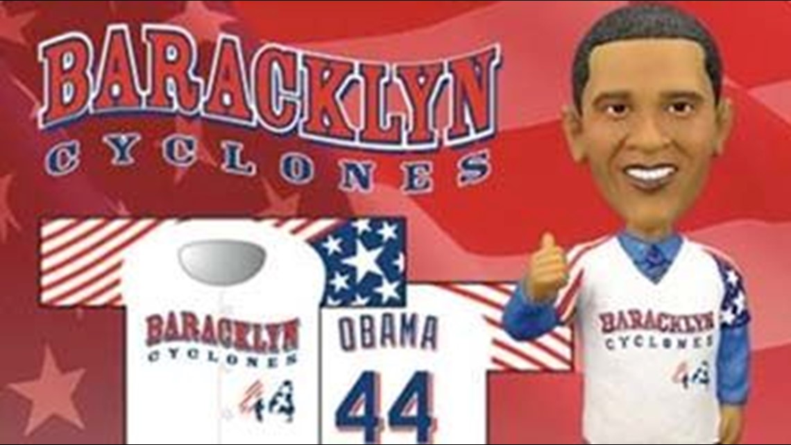 'Baracklyn' Cyclones Host Obama Bobblehead Night | cbs8.com