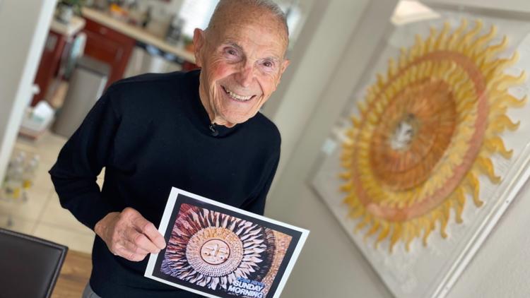 Sun art created by San Marcos artist featured by CBS Sunday morning ...