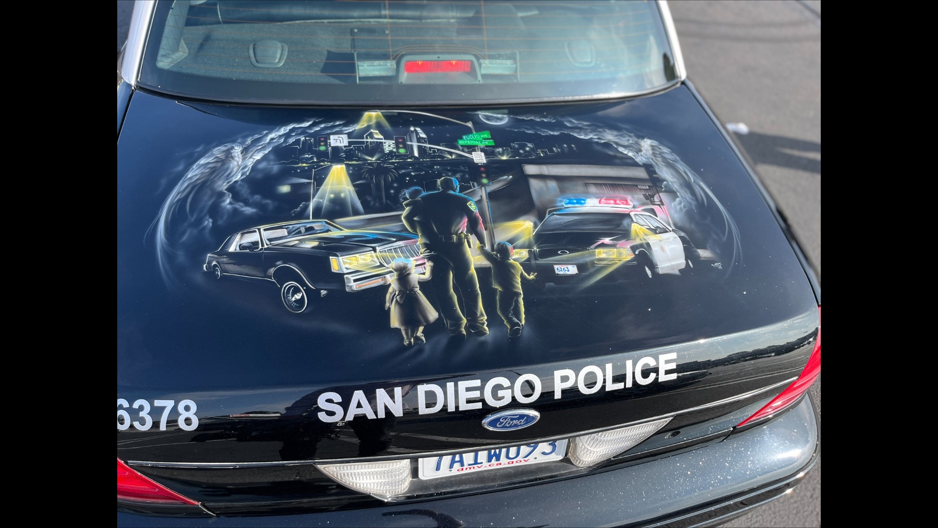 SDPD rolls out secret weapon - A lowrider named, "The Guardian" | cbs8.com