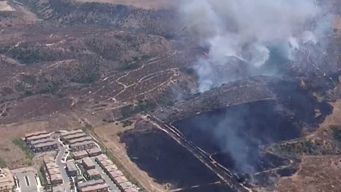 Caliente Fire in Otay Mesa: 448 acres burned, 100% contained | cbs8.com