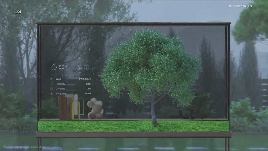 Transparent OLED TV showcased at Consumer Electronics Show | cbs8.com