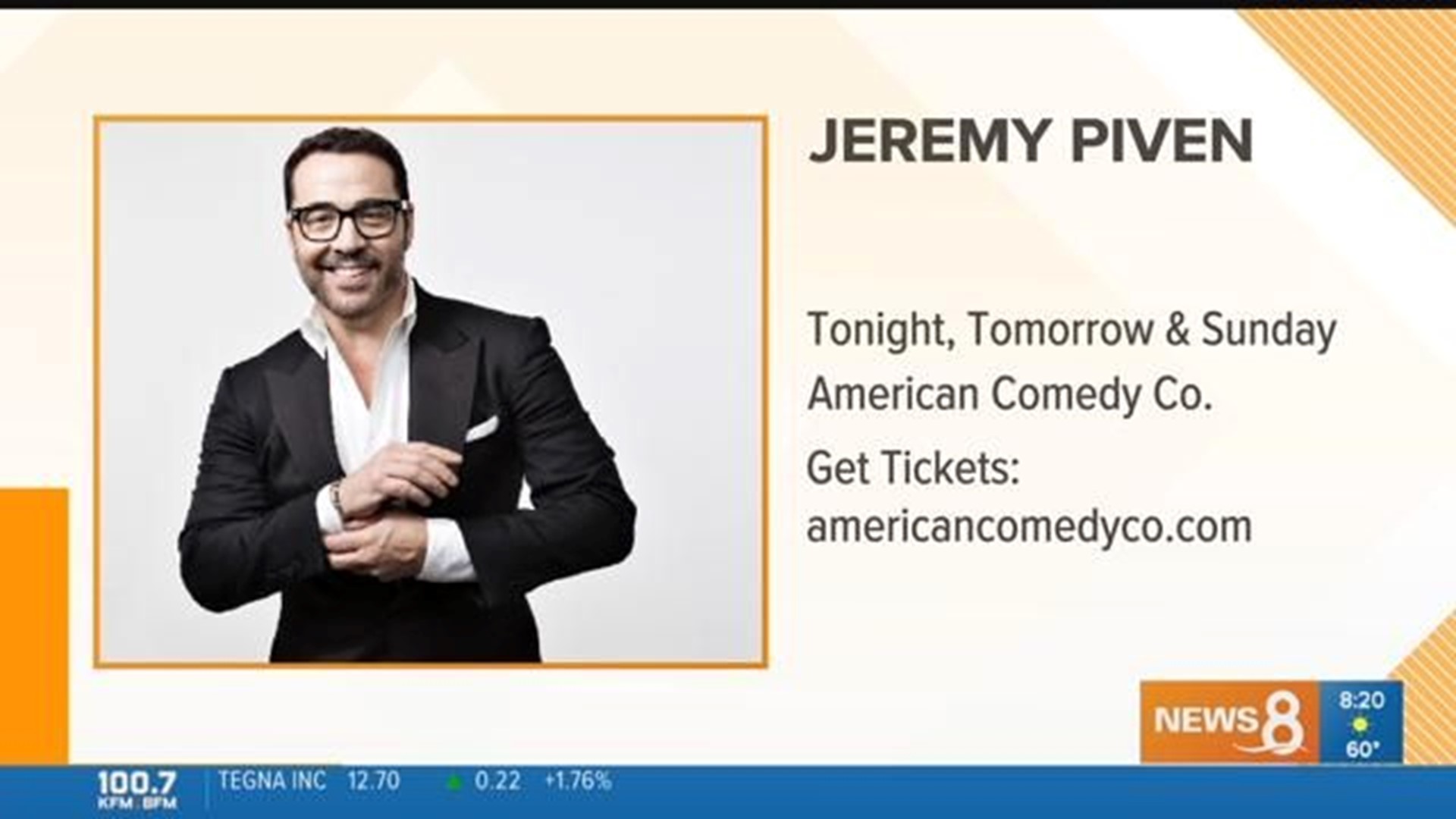 Standing up with Jeremy Piven | cbs8.com