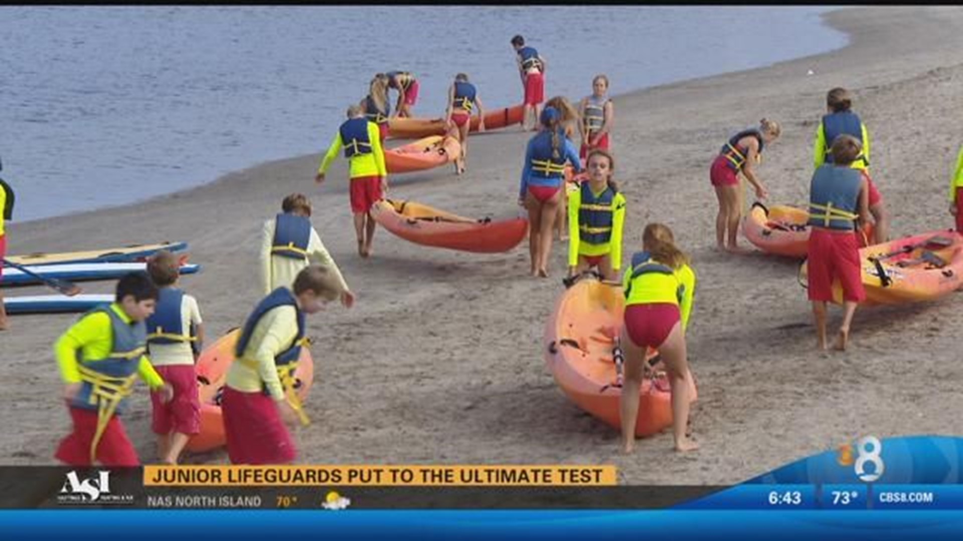 Junior lifeguards put to the ultimate test | cbs8.com
