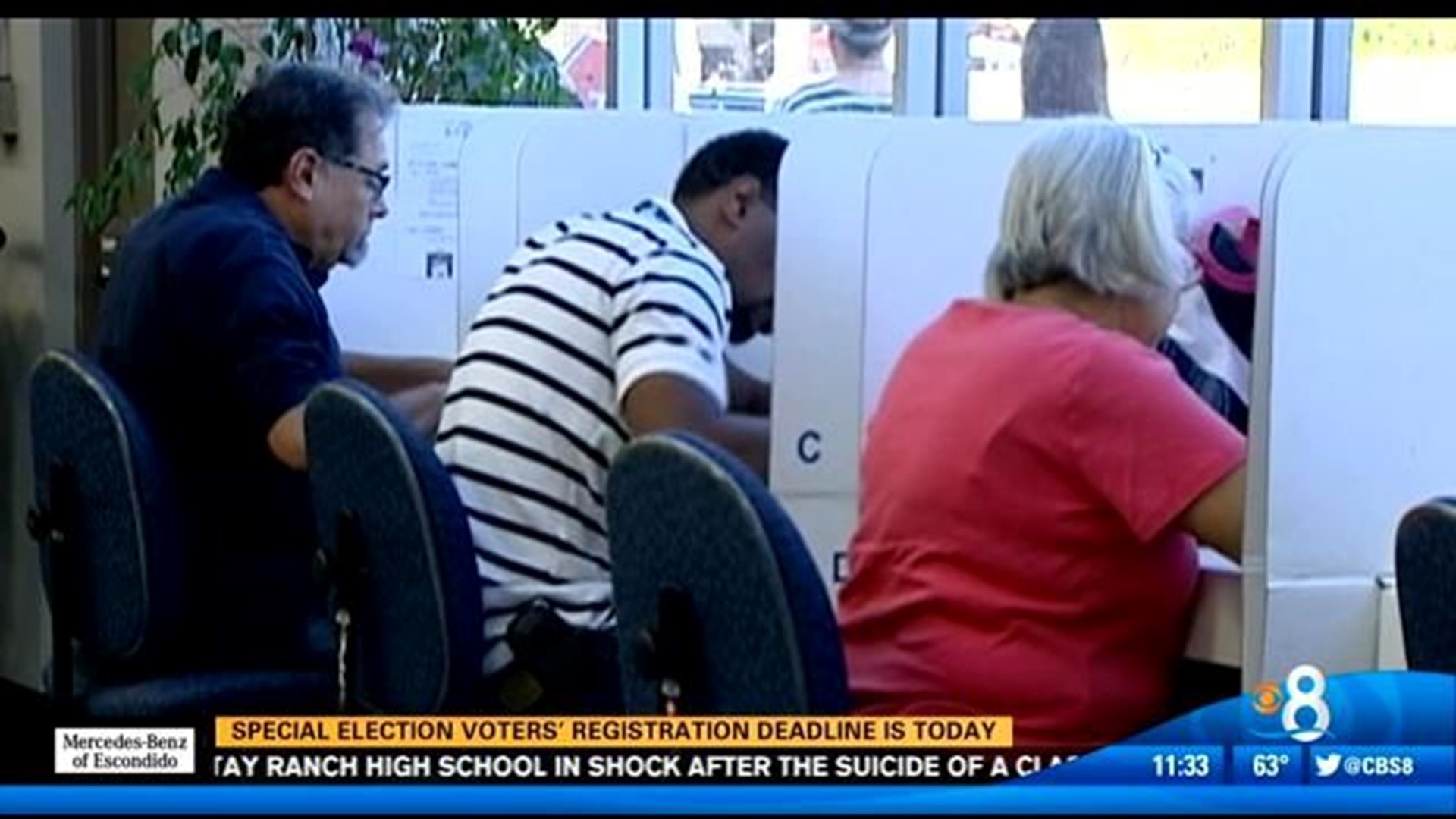 Last day to register for special election is Monday | cbs8.com