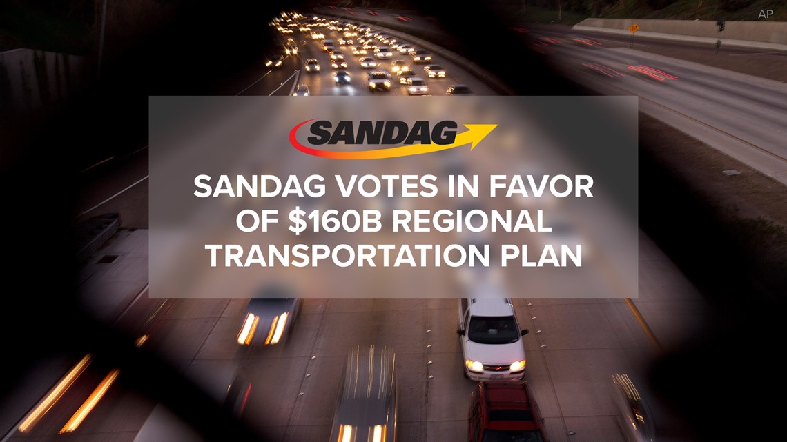 SANDAG approves $160 billion transportation plan | cbs8.com