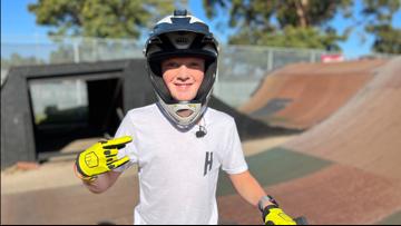 Ramona kid lands BMX triple backflip | cbs8.com