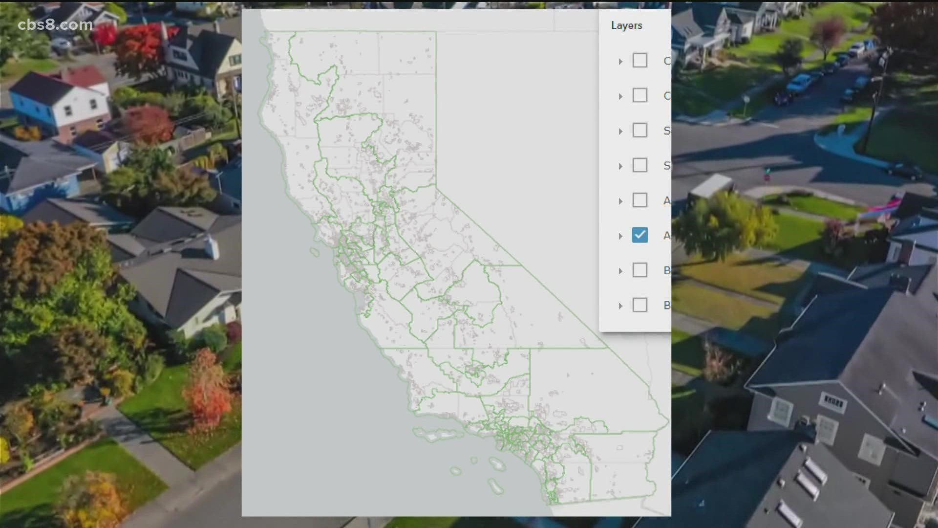 California redistricting maps | cbs8.com