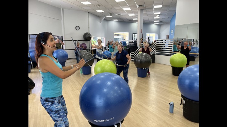 San Diego Oasis's cardio drumming energizes seniors | cbs8.com