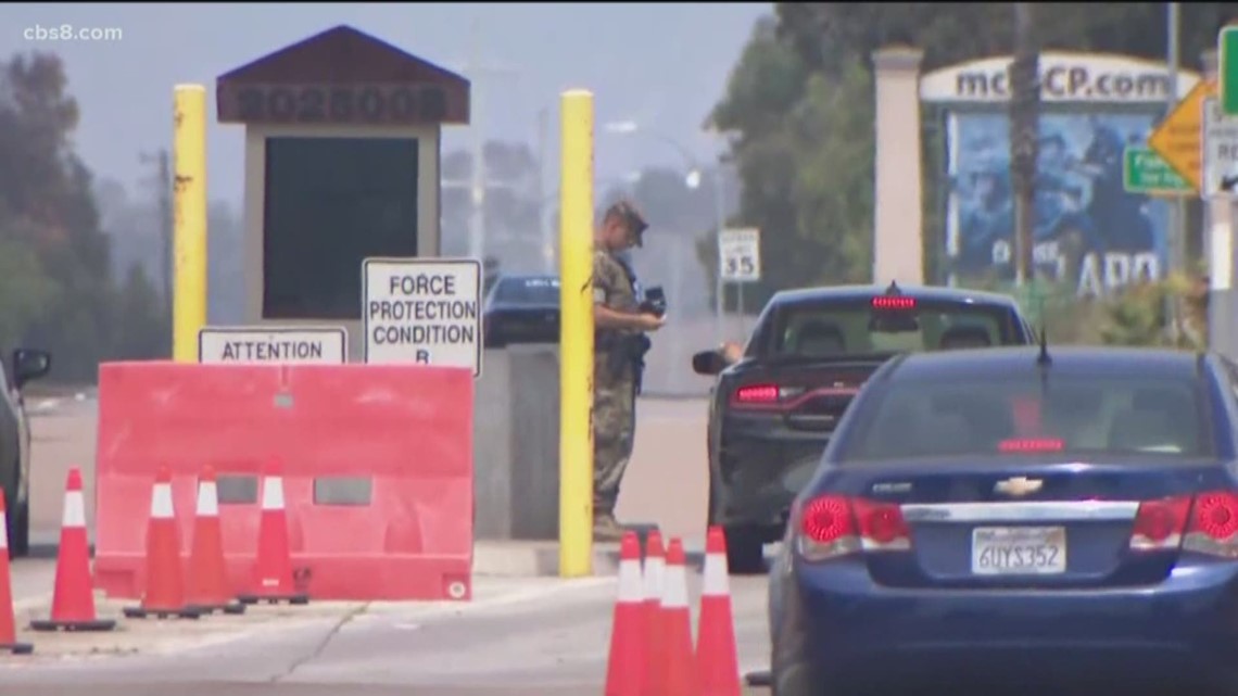 San Diego military bases increase security at entry gates | cbs8.com