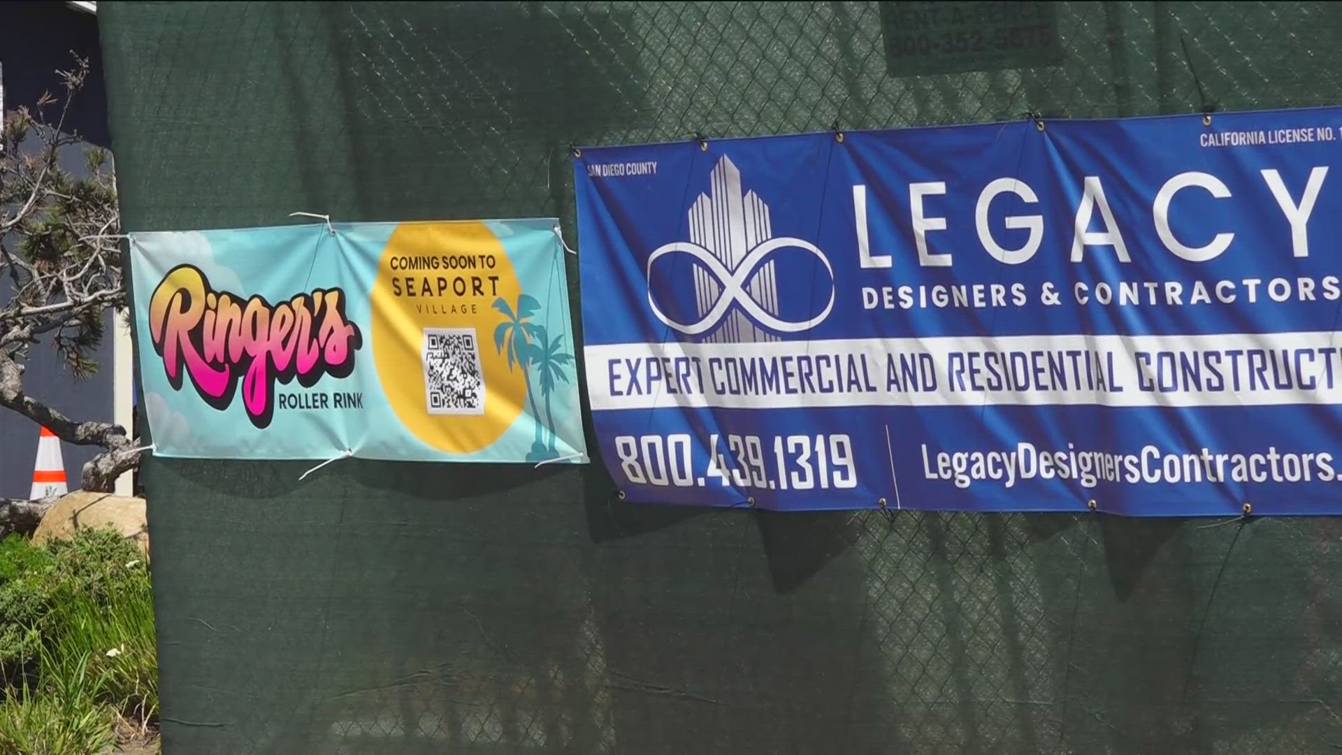 Construction underway for new roller skating rink at Seaport Village ...