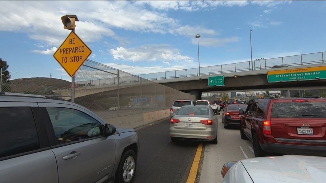Border crossing times into Mexico longer than usual | cbs8.com