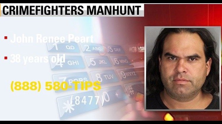 CrimeFighters Alert: Manhunt for John Renee Peart | cbs8.com