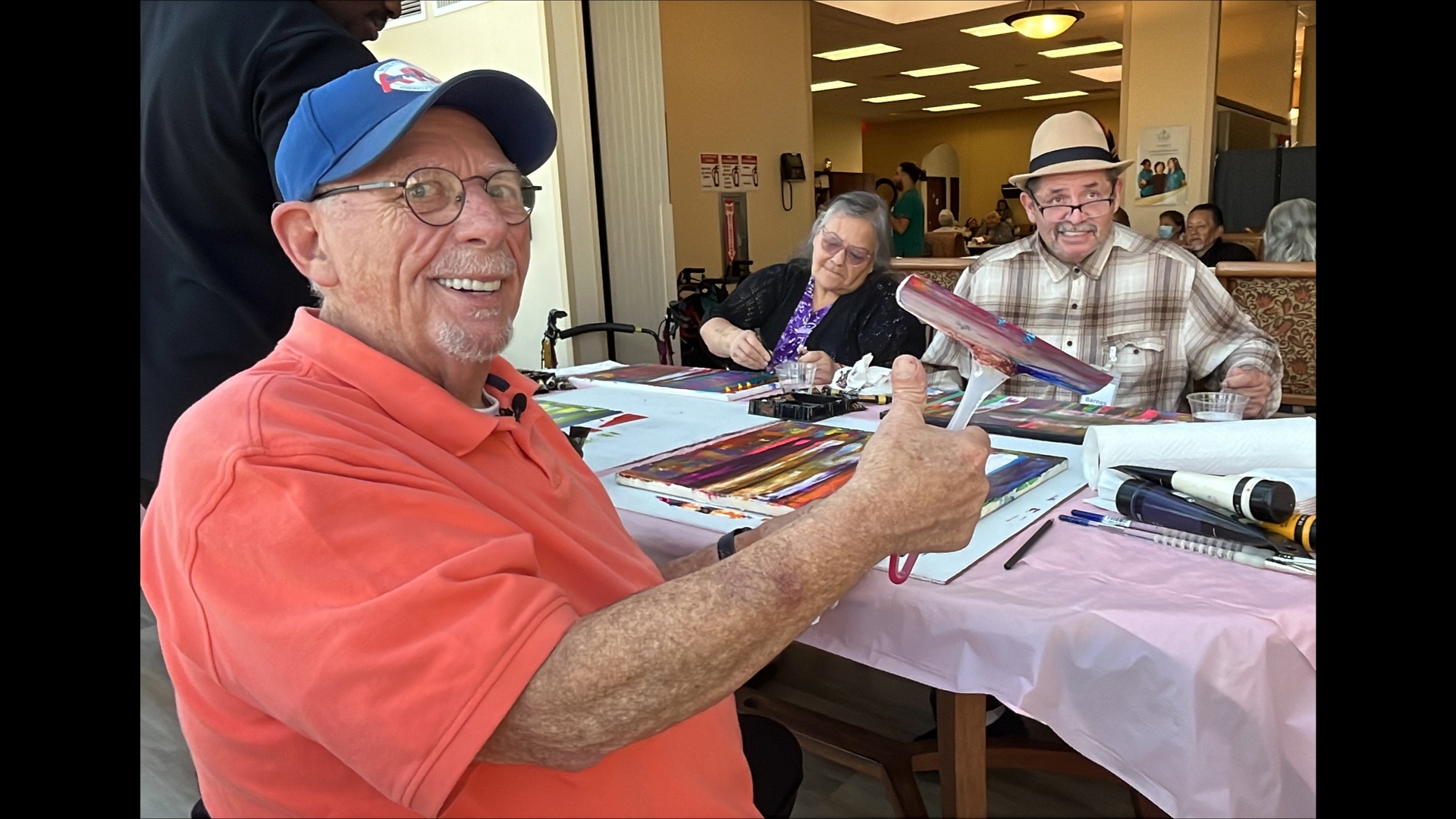 San Diego senior rebounds with art after wife's death | cbs8.com