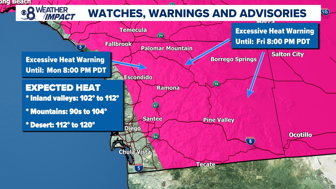 San Diego County daily weather forecast | cbs8.com