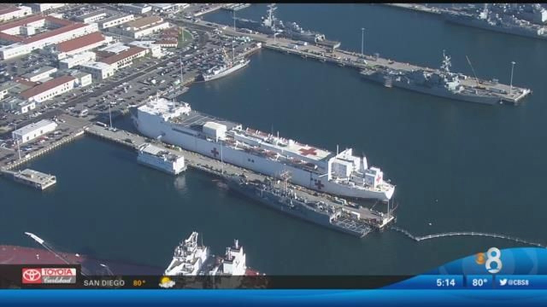 USNS Mercy returns from deployment | cbs8.com