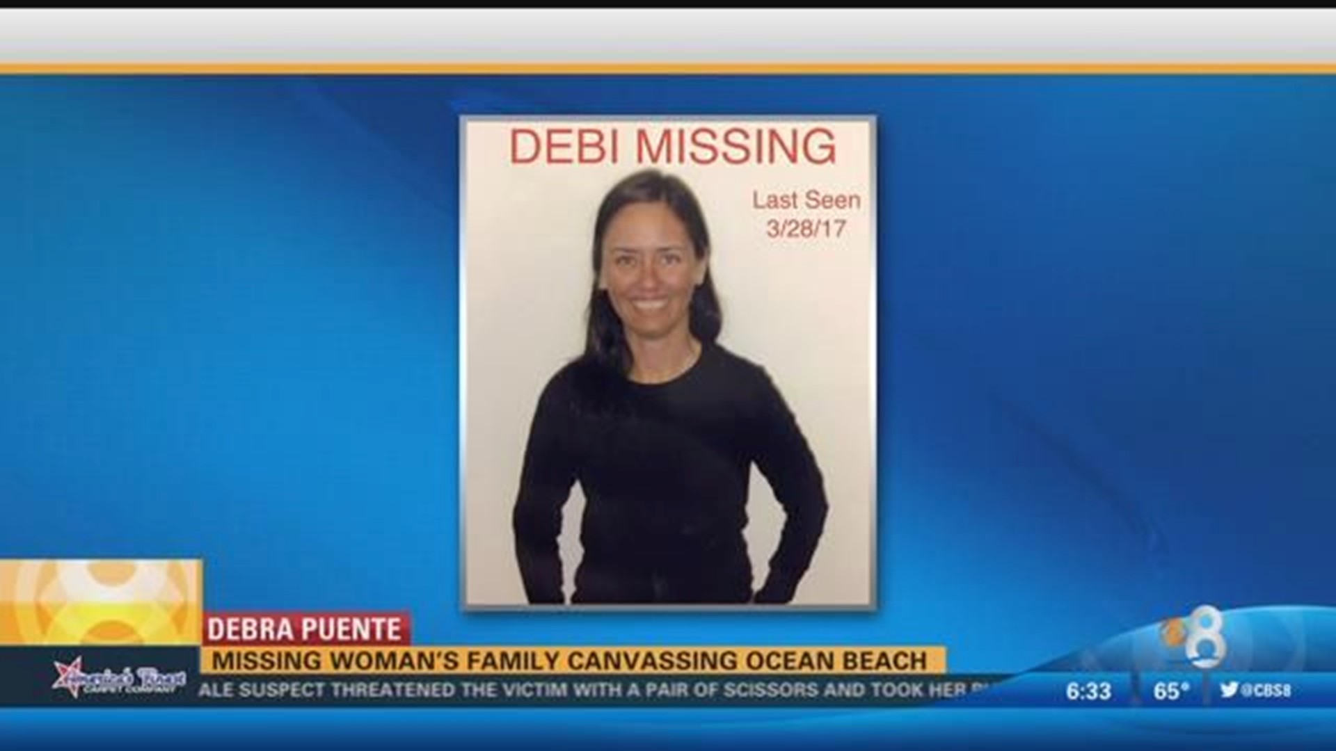 Missing woman's family canvassing Ocean Beach | cbs8.com