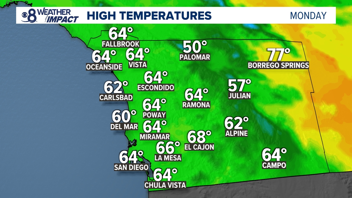 San Diego County daily weather forecast | cbs8.com
