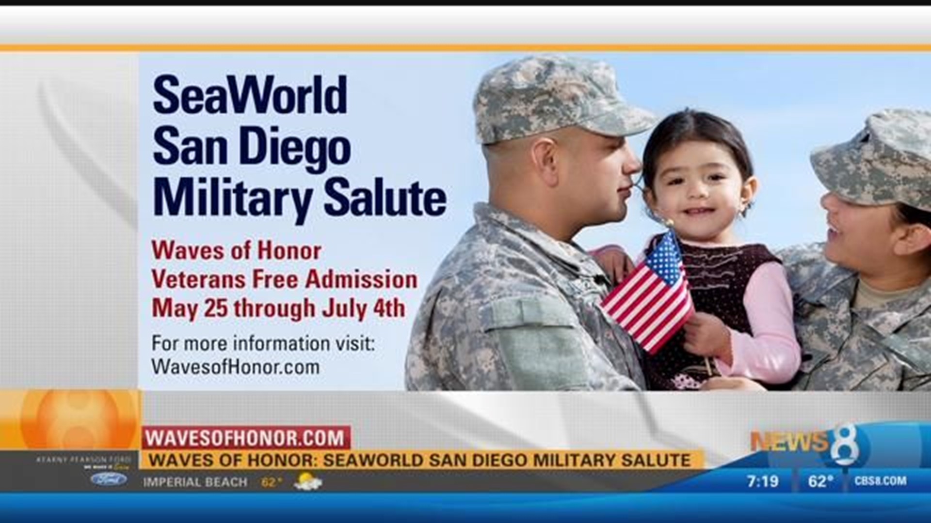 SeaWorld offering free admission to active duty military & veterans ...
