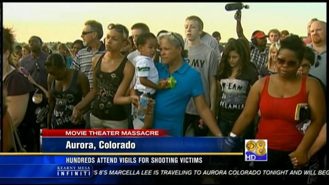 Hundreds Gather At Vigils For Shooting Victims Cbs8