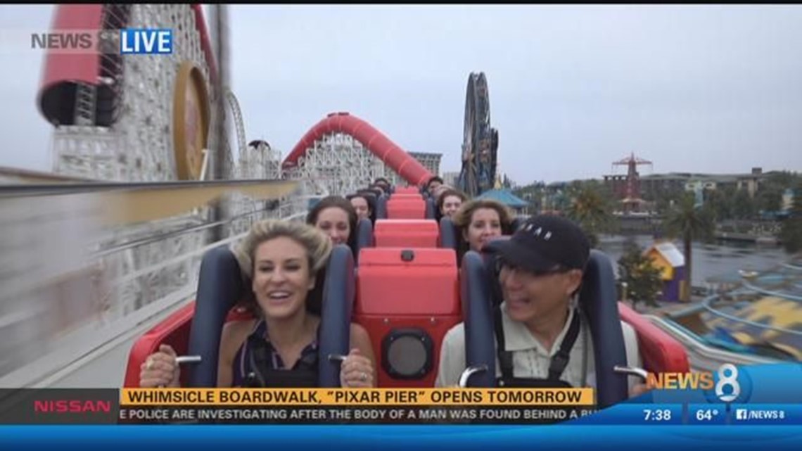 'Incredicoaster' ride opens in Pixar Pier at Disney California ...