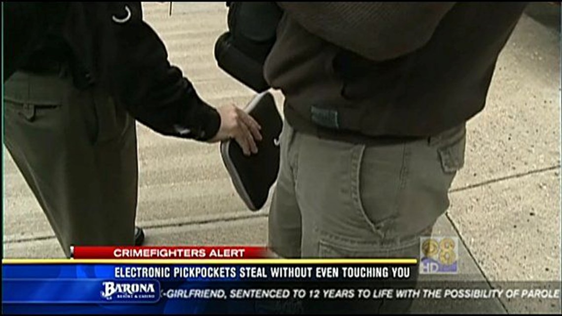 Electronic pickpockets steal without even touching you | cbs8.com