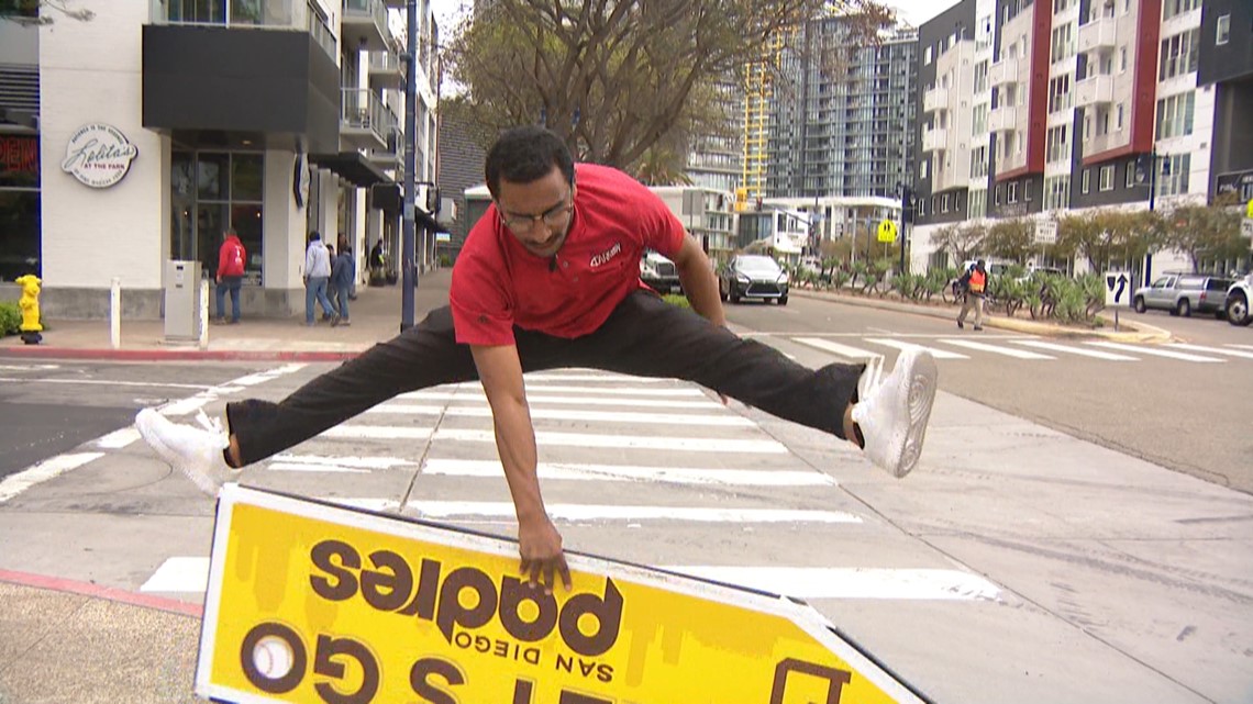 Local sign spinner gets ready for Las Vegas competition | cbs8.com