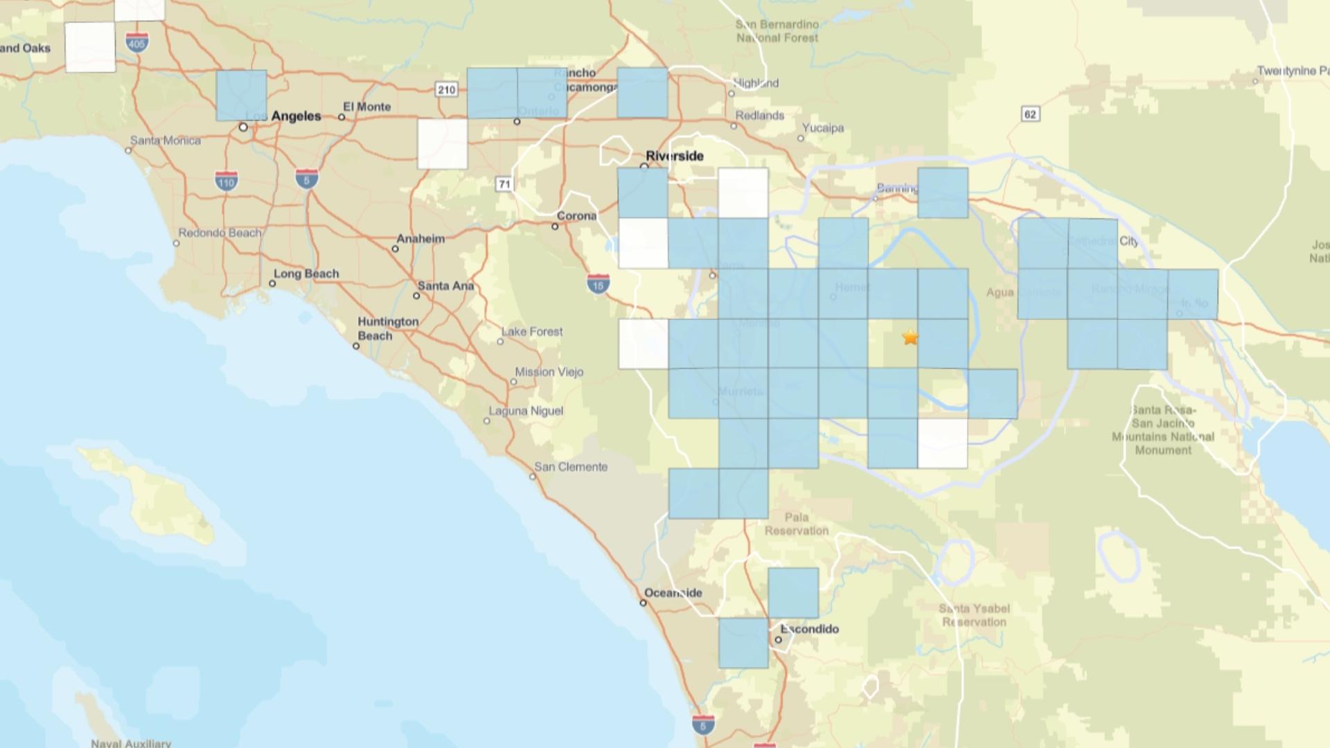 USGS: Earthquake reported, felt in Idyllwild, Riverside County ...