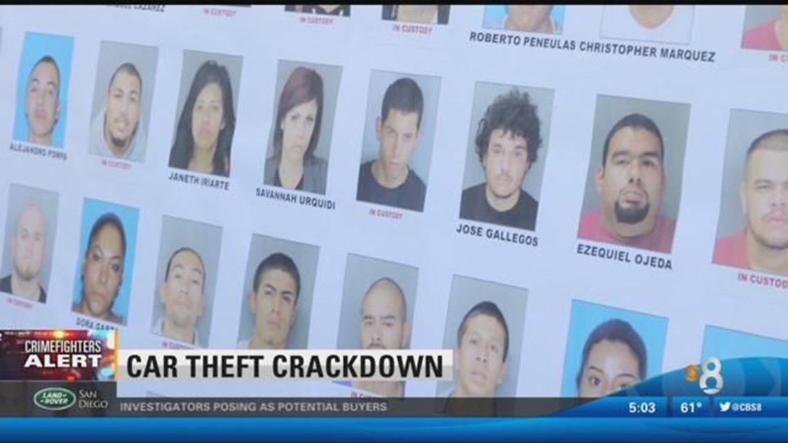 Large-scale auto theft ring busted in San Diego | cbs8.com