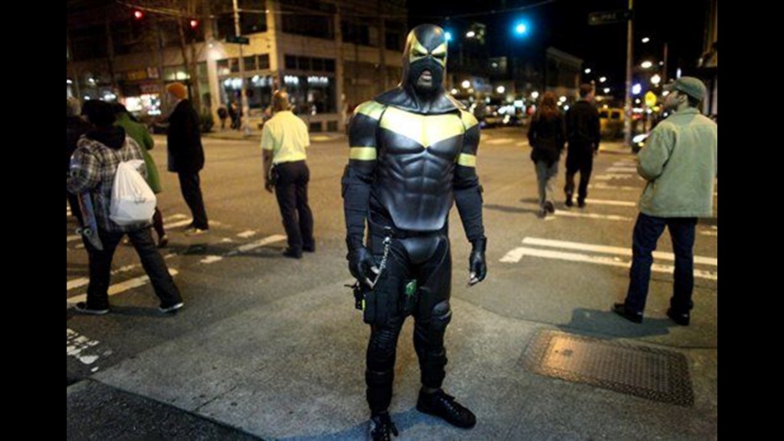 Seattle 'superhero' arrested, accused of assault | cbs8.com