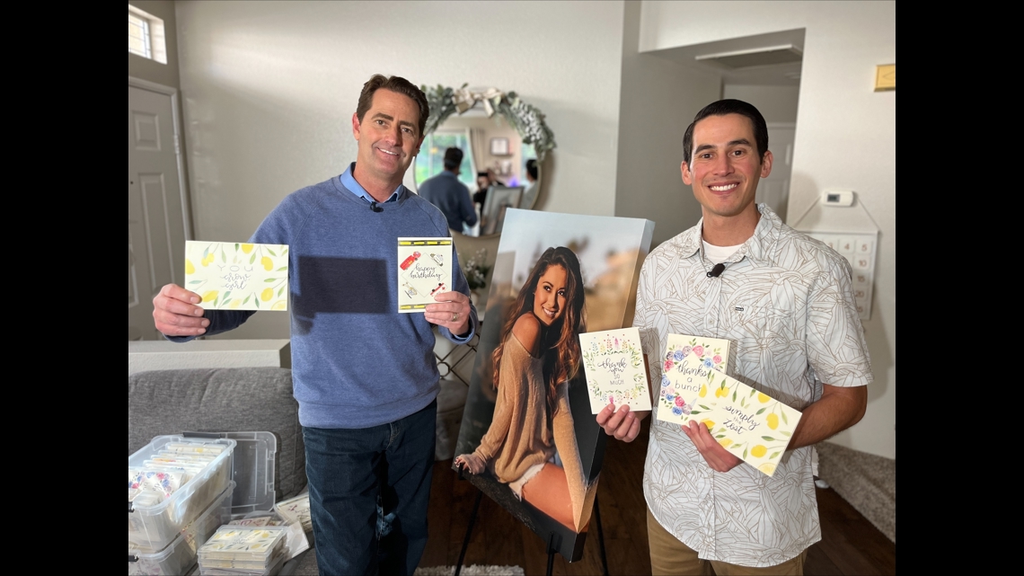 Handmade cards spread joy beyond creator's passing | cbs8.com