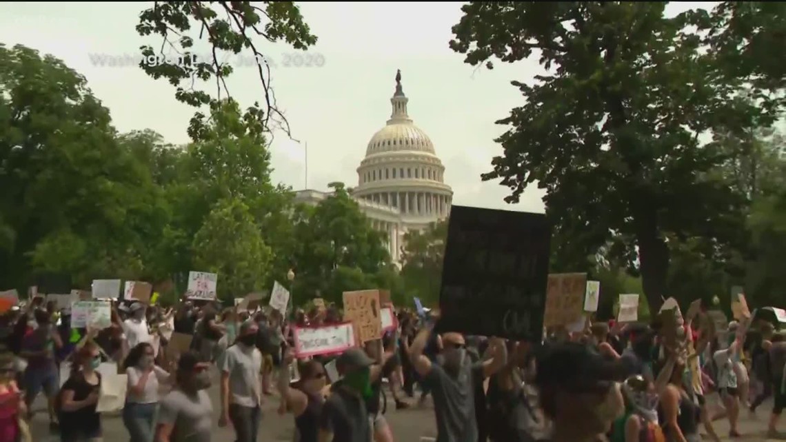 Comparing BLM and Pro-Trump protests in nation's capital | cbs8.com