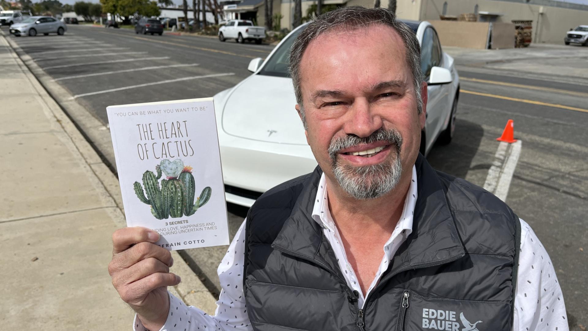 Uber driver Efrain Cotto shares life story in new book | cbs8.com