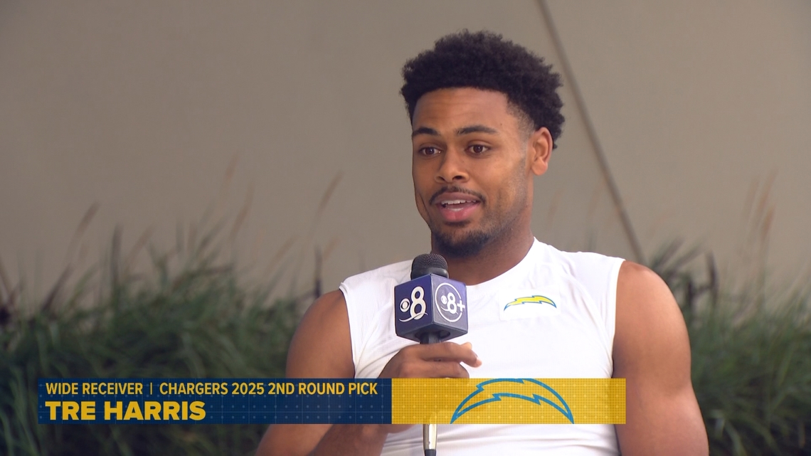 Tre Harris, Wide Receiver | In-depth interview from LA Chargers 2025 ...