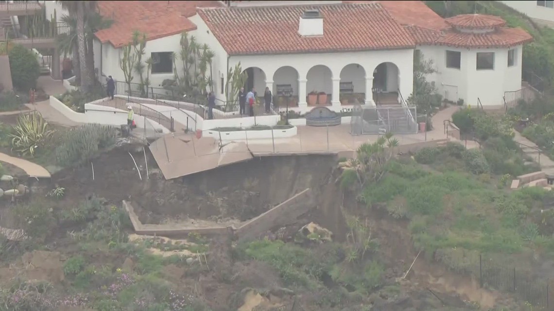 Landslide shuts down commuter train service after debris is seen ...