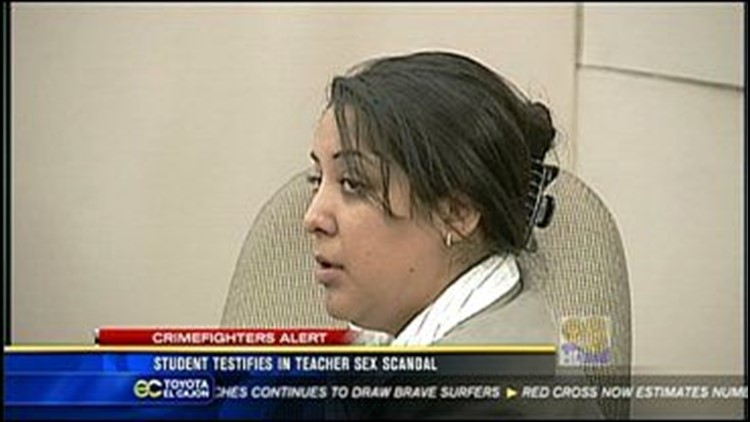 Student testifies in teacher sex scandal | cbs8.com
