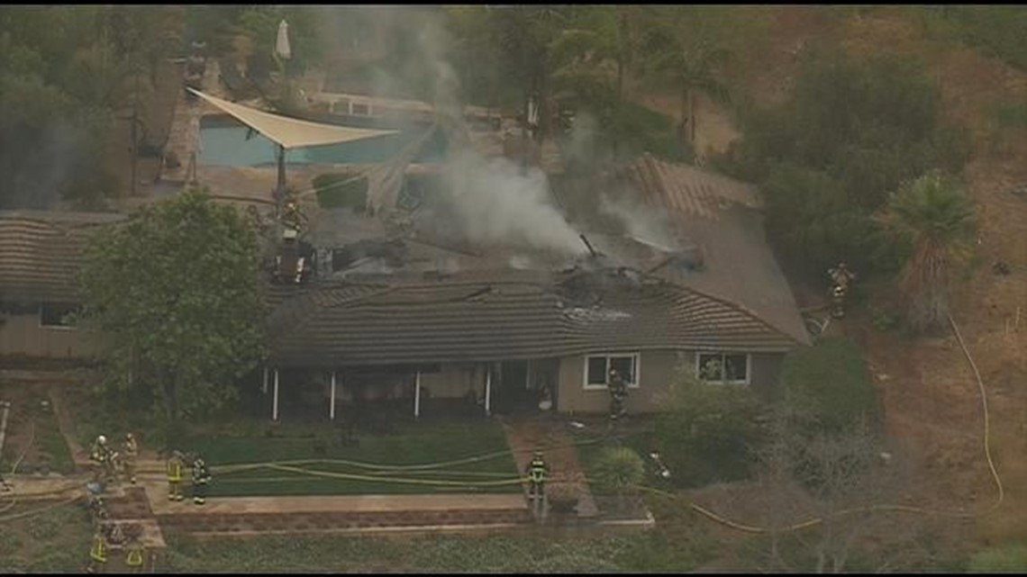 Bonsall home destroyed by 2-alarm fire | cbs8.com