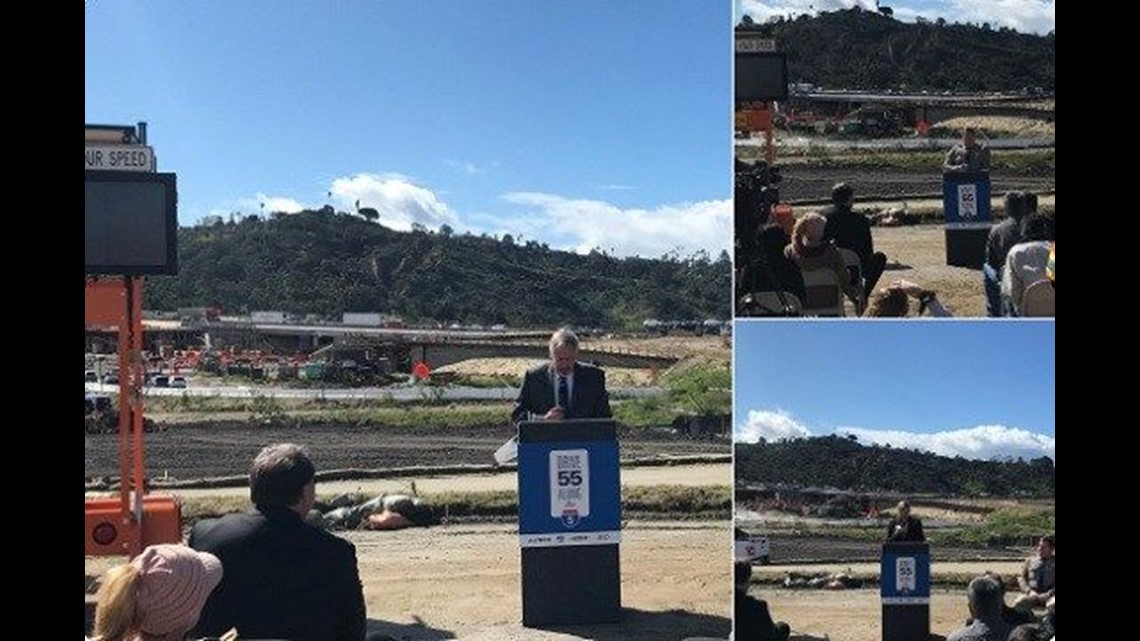 Caltrans reduces speed limit to 55 along I-5 construction zone | cbs8.com
